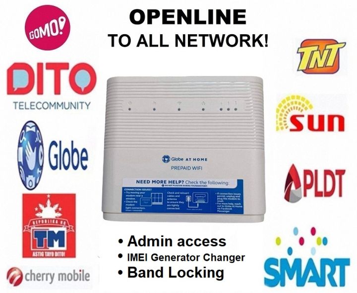OPENLINE! Globe At Home Prepaid WiFi (model OT N401) | Lazada PH