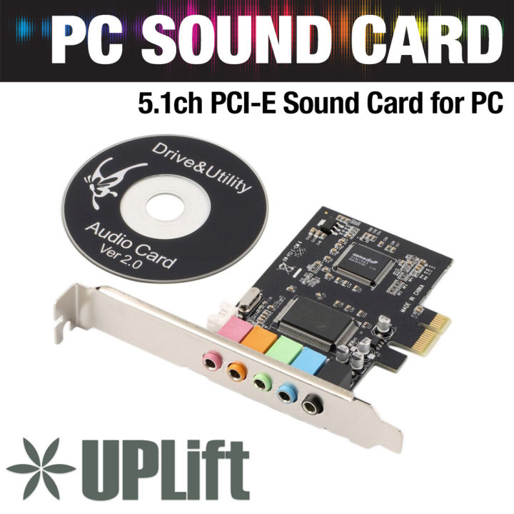 UPLift 5.1-Channel Sound Card 3D Stereo EAX DirectSound CMI8738-6CH for ...