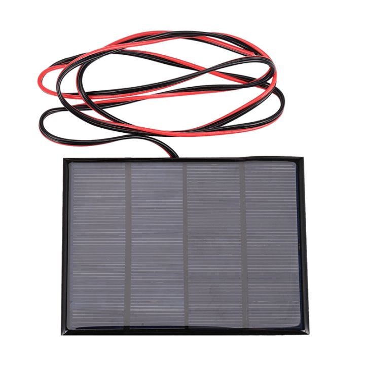 (ZIKF) 1.5W 12V Mini Solar Panel Small Cell Module Charger With 1M Wire ...