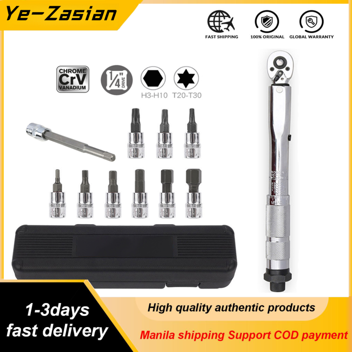 Automatic Torque Wrench Set w/ Extension Bar (1/2" Drive 28-210Nm) with ...