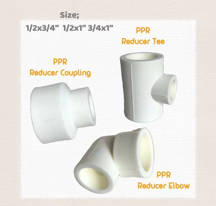 PPR Fittings Reducer COUPLING, TEE, ELBOW | Lazada PH