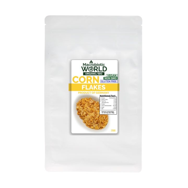 Organic☘ Corn Flakes ☘ คอร์นเฟลก ธัญพืชอบกรอบ 250g☘ | Lazada.co.th