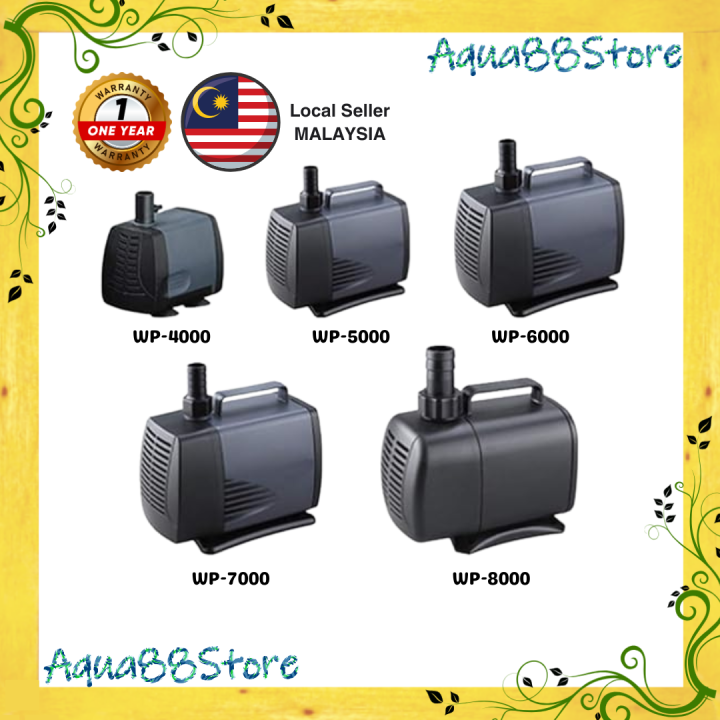 SOBO Aquarium Submersible Water Pump WP-4000 WP-5000 WP-6000 WP-7000 WP-8000 Pam Air Tangki ...