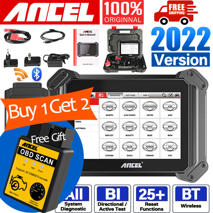 【2023 Update】Ancel V6 PRO Bi-Directional Control Test OBD2 Scanner Full ...