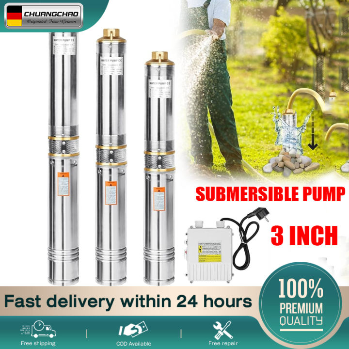 220V Submersible Pump 3" Stainless Steel Deep Well Water Pumps for ...