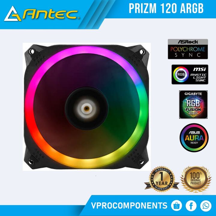 Antec Prizm 120 ARGB 120mm PWM Fan Dual Ring | Lazada PH