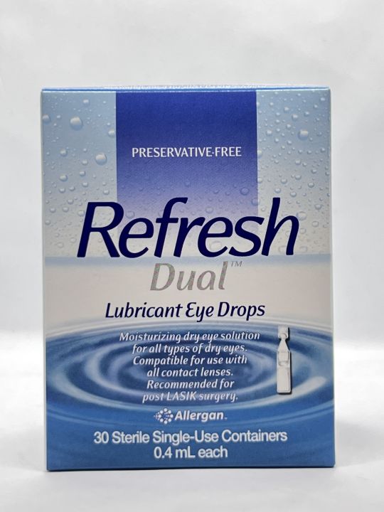 Refresh Dual Uni-dose Lubricant eye drops | Lazada Singapore