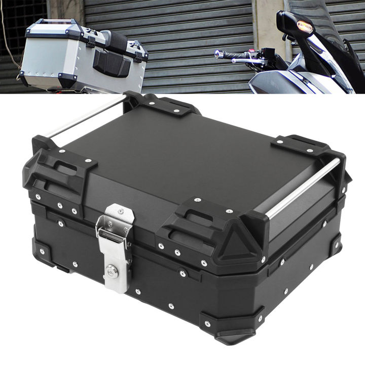 Motorcycle Top Case 28L Capacity Aluminum Alloy Waterproof Rust ...