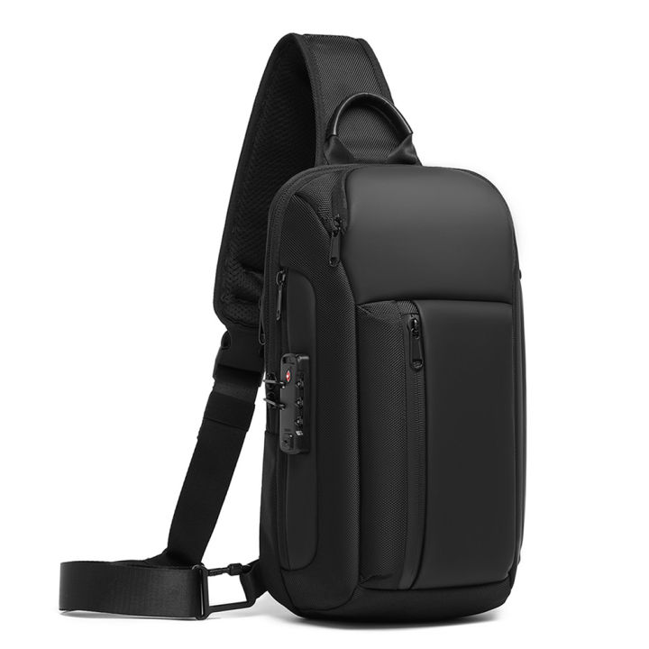 Men'S Crossbody Bag Shoulder Sling Bags Waterproof Waist Bag ...