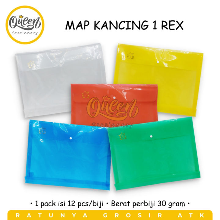 1 PCS MAP KANCING 1 / MAP PLASTIK / MAP DOKUMEN | Lazada Indonesia