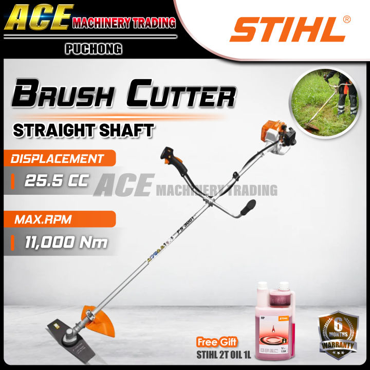 [ STIHL ] FS3001(Straight Shaft) MESIN RUMPUT BRUSH CUTTER / Free STIHL ...
