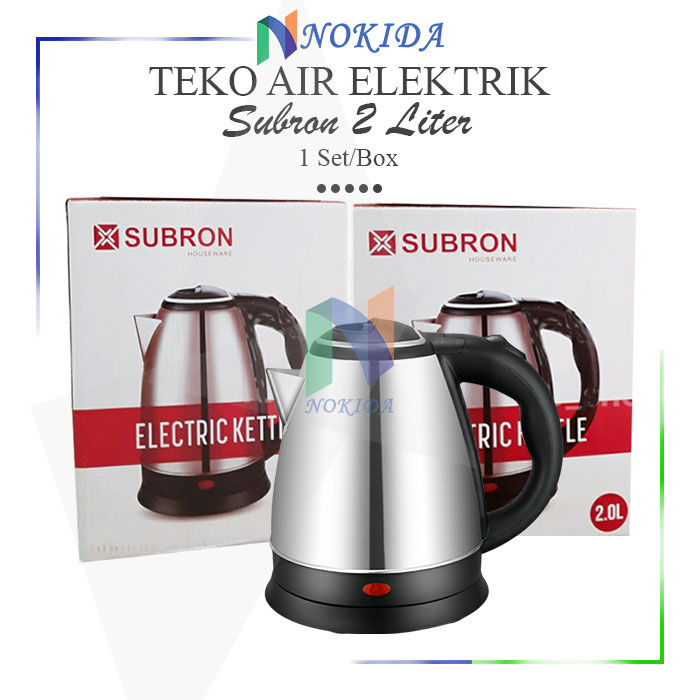 Nokida Teko Air Listrik Besar Subron 2 Liter / Subron Elektic Kettle ...
