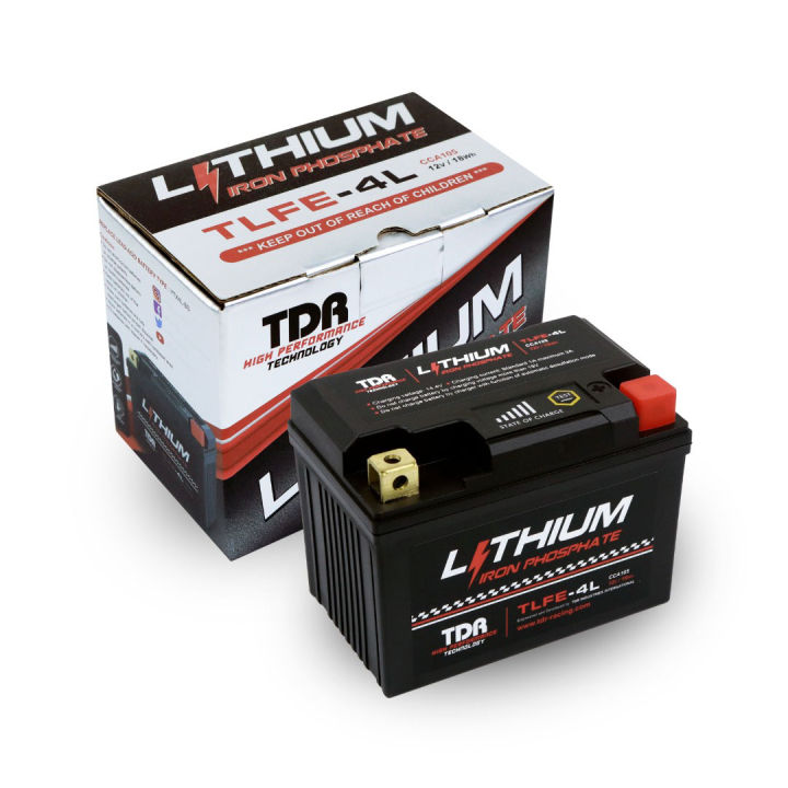 Aki motor lithium TDR (LiFePO4) Battery TLFE-4L 12V 1.5AH | Lazada ...