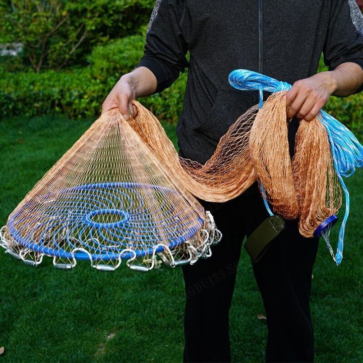 tongdu123 Fishing Net for Agricultural Use Hand Cast Net with Frisbee ...