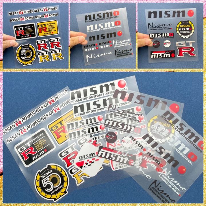 LCX Car Exterior Sticker GTR Logo Bumper Trunk Boot Decor Decal for ...