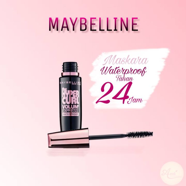 ami cosmetic mayblline maskara water proof | Lazada Indonesia