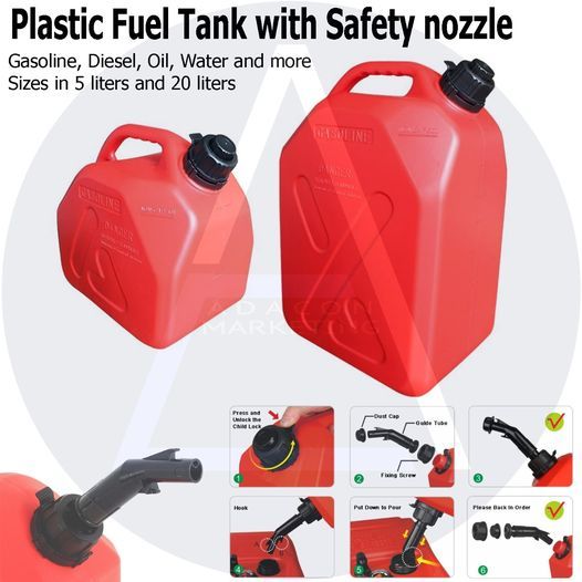 Fuel Tank HDPE Plastic Container Fuel Container | Lazada PH