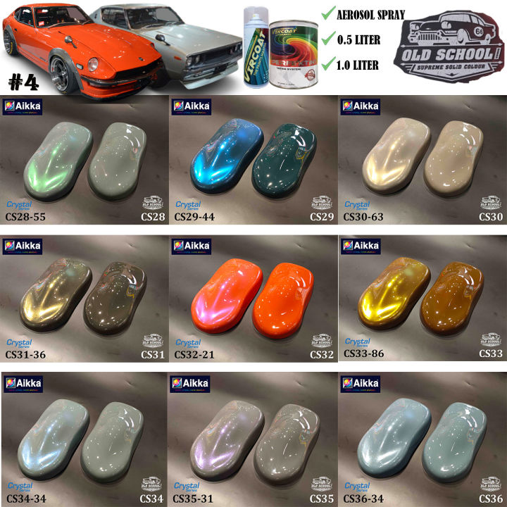 AIKKA Old School CRYSTAL Series/ Car Paint / Motor Car Body Paint ...