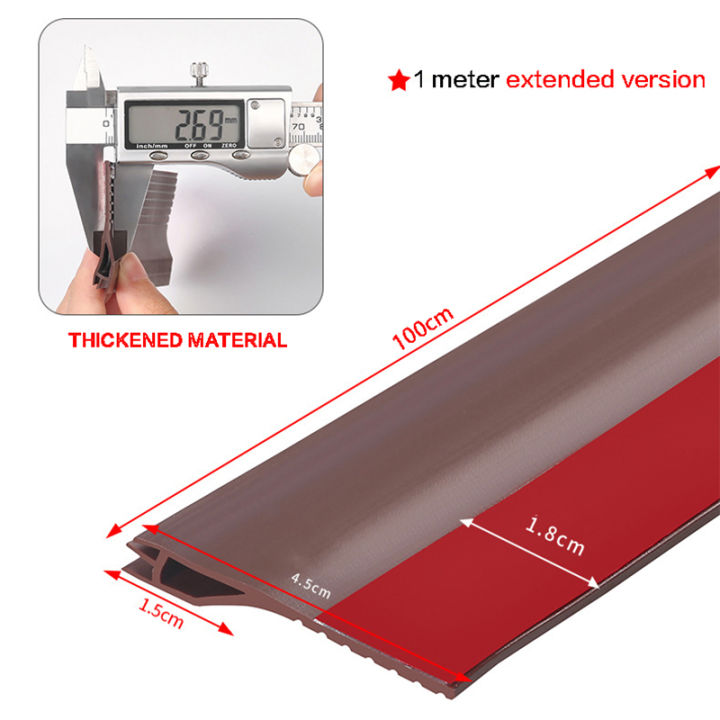 100cm TPE door sealing strip | Wind shield under door | Acoustic seals ...