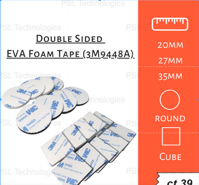 3M EVA STRONG DOUBLE SIDED MOUNTING TAPE STICKER FOAM 20MM/27MM/35MM | Lazada