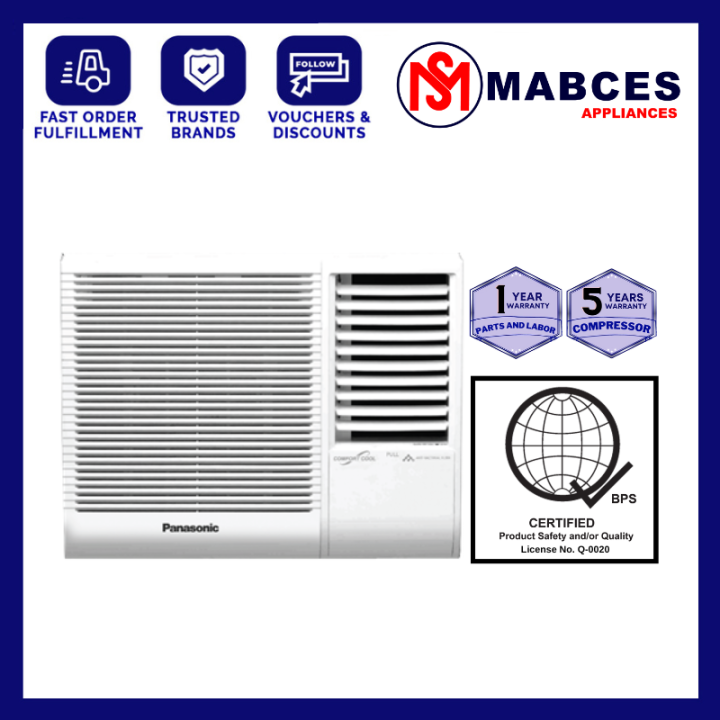 Panasonic 1HP Compact Manual Window Type Non Inverter Aircon CW-N920JPH ...