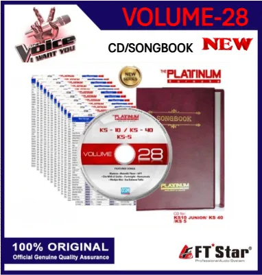 Platinum KS-5 / KS-10 / KS-40 / JUNIOR 2 / K-BOX 2 Songbook & Updated CD vol.28( clear book is ...