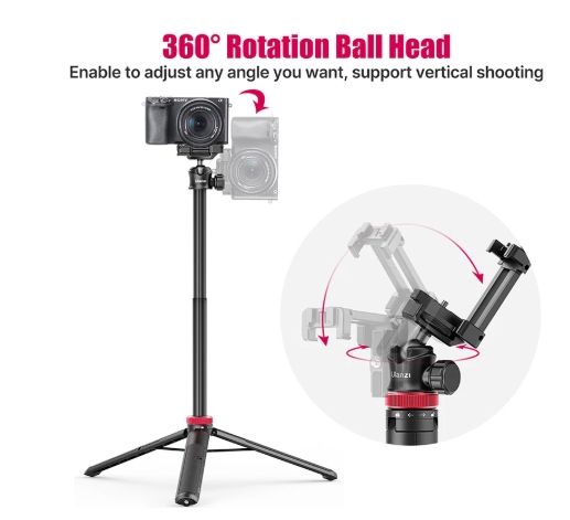 Ulanzi Mt 44 Extendable Vlog Tripod มี 2 สีให้เลือก ขาว ดำ Th