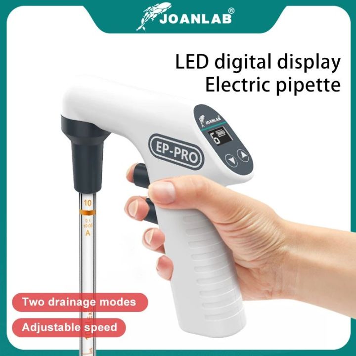 JOANLAB Electric Pipette Controller Large Volume Automatic Pipette ...