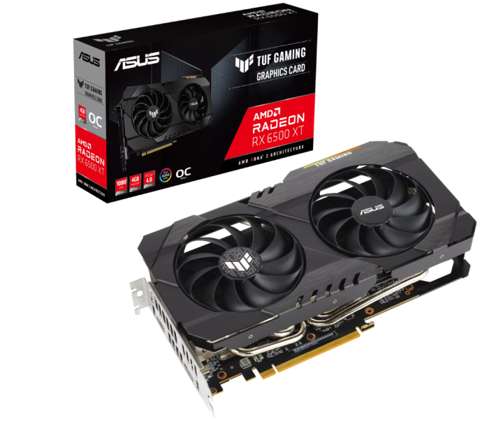# ASUS TUF Gaming Radeon RX 6500 XT OC Edition 4GB GDDR6 # [TUF ...