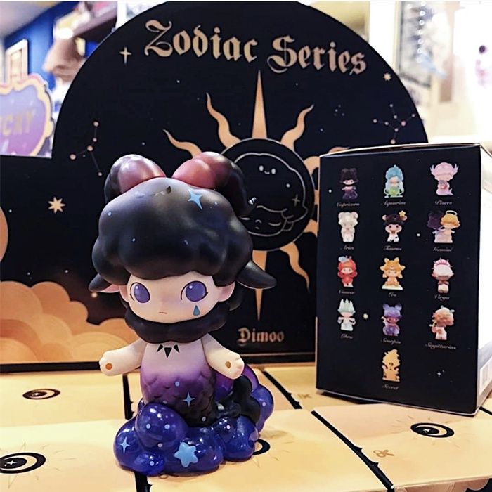 【แท้】Dimoo zodiac series พร้อมส่ง POPMART Blind Box 泡泡玛特dimoo星座系列盲盒 ...