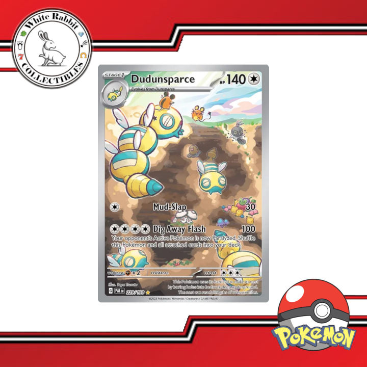 Pokemon Card Dudunsparce - 229/193 - SV02: Paldea Evolved (SV02 ...
