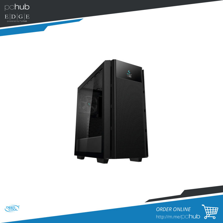 PChub | Deep Cool DC CH510 Mesh Digital TG, black, ATX, 1x120mm, USB3 1C 1A pn: R-CH510-BKNSE1-G ...