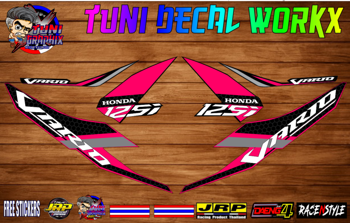 Honda click 125i v2 Game Changer VARIO Stock Decals w/ freebies | Lazada PH