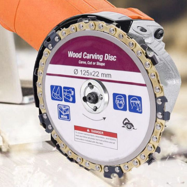 wood carving disc 4" for grinder Wood Carving Chain Cutting Disc ...