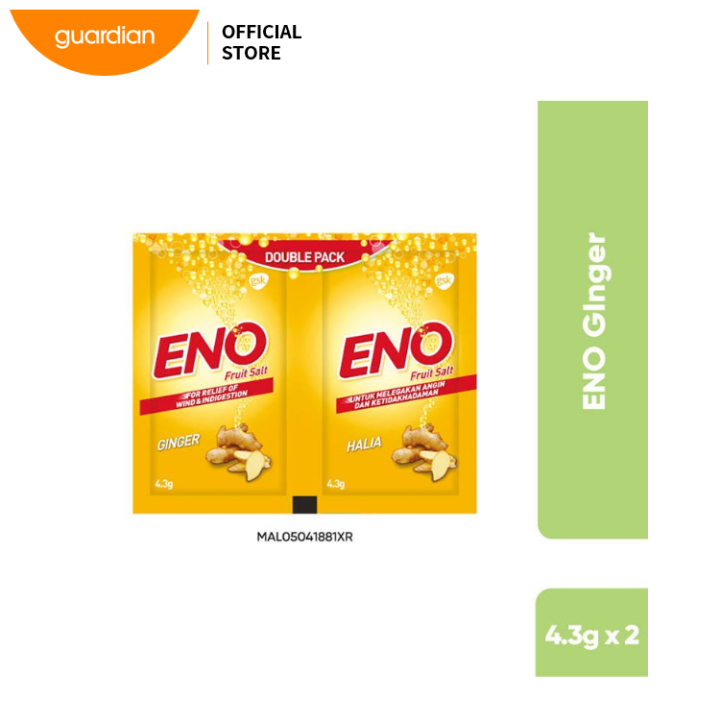 ENO Ginger Sachet For Wind and Indigestion Relief 4.3g Pack of 2 | Lazada