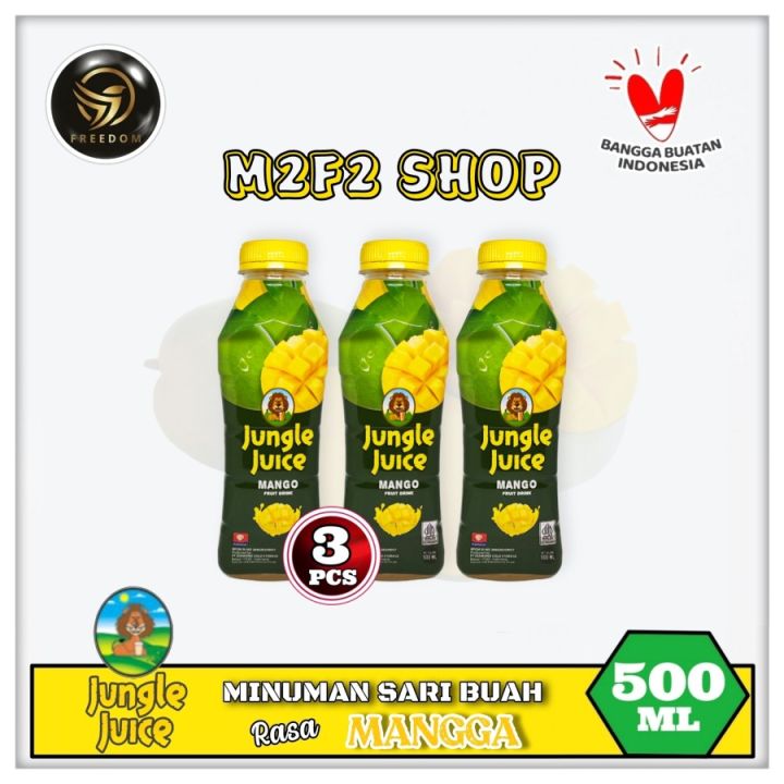 Diamond Jungle Juice Mango | Jus Mangga Botol Pet - 500 ml (Kemasan 3 Pcs) | Lazada Indonesia
