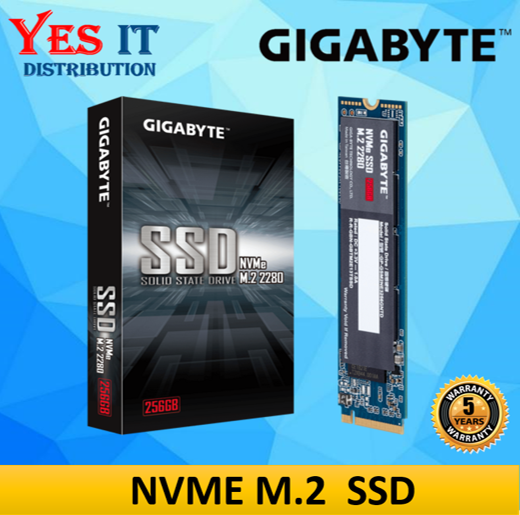 GIGABYTE 256GB / 500GB / 1TB M.2 2280 PCIe NVME SSD ( GP-GSM2NE3256GNTD ...