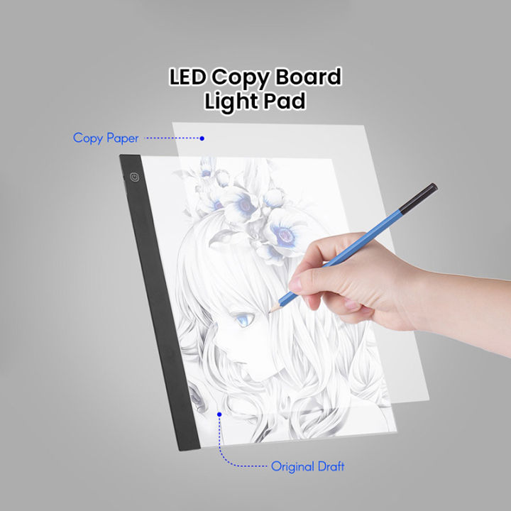 LED Copy Board Light Pad Drawing Tracing Tablet Copyboard Animation ...
