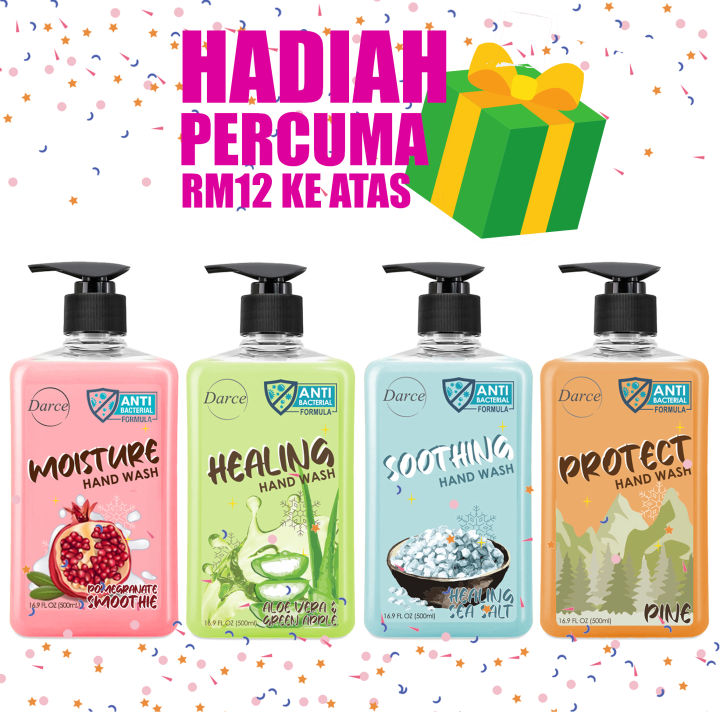 Sabun Pencuci Tangan Anti Bakteria Darce 500ml - Aloe Vera / Buah ...