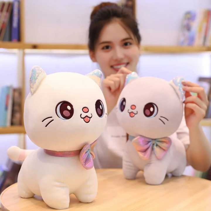 Boneka Kucing Lucu Cat Dolls Bahan plush yelpo ukuran 25 cm set hadiah ...