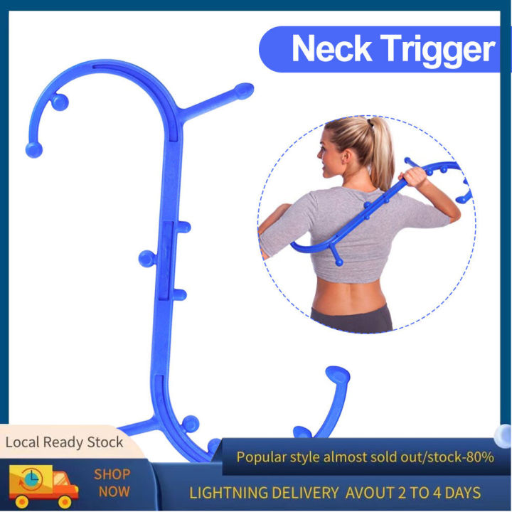 Trigger Point Self Massage Stick Hook Theracane Body Muscle Relief ...