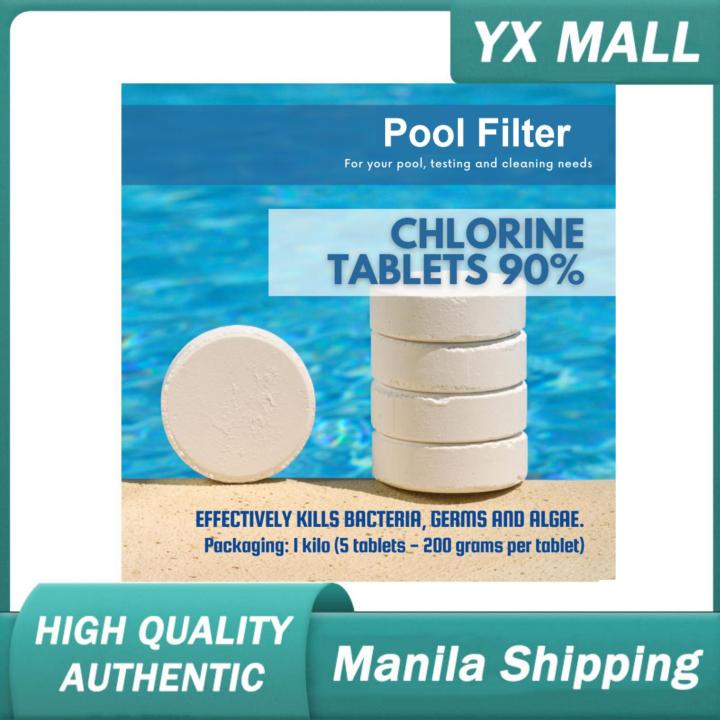 1 PACK Chlorine Tablets for Swimming Pool Slow Dissolving TICA TCCA ...