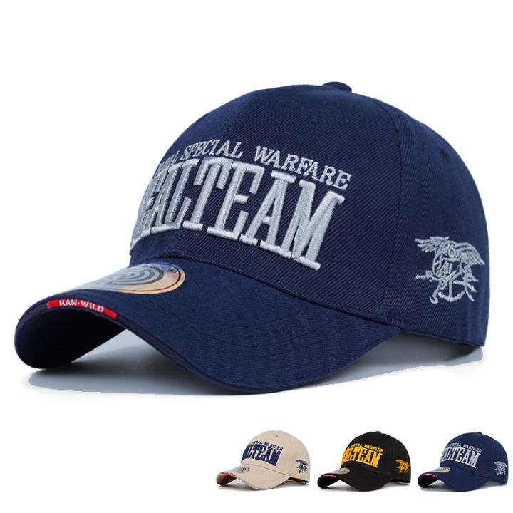 U.S. Navy SEALs Tactical Cap Men's Army Baseball Cap Outdoor Military ...