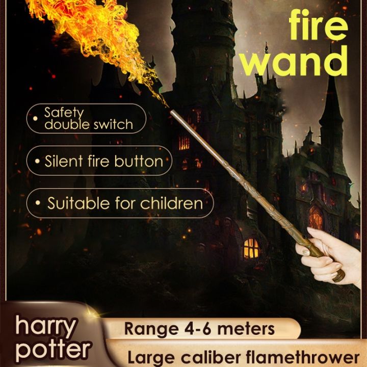 Harry Potter Wand with Fire Ball Magic Wand Spitfire Special Christmas ...