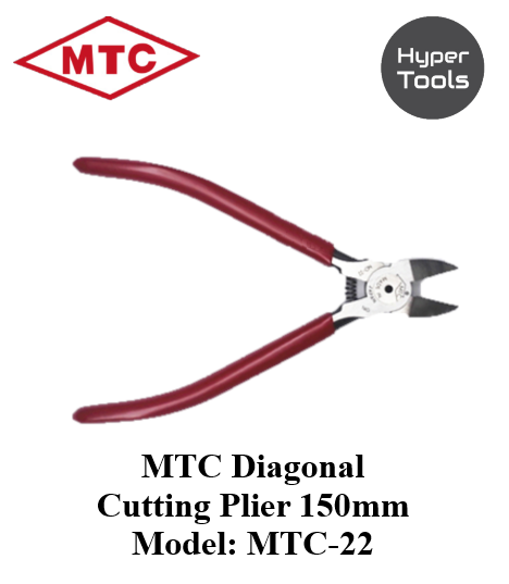 MTC (Japan) Diagonal Cutting Plier 150mm - 175mm (Model: MTC-22 & MTC ...