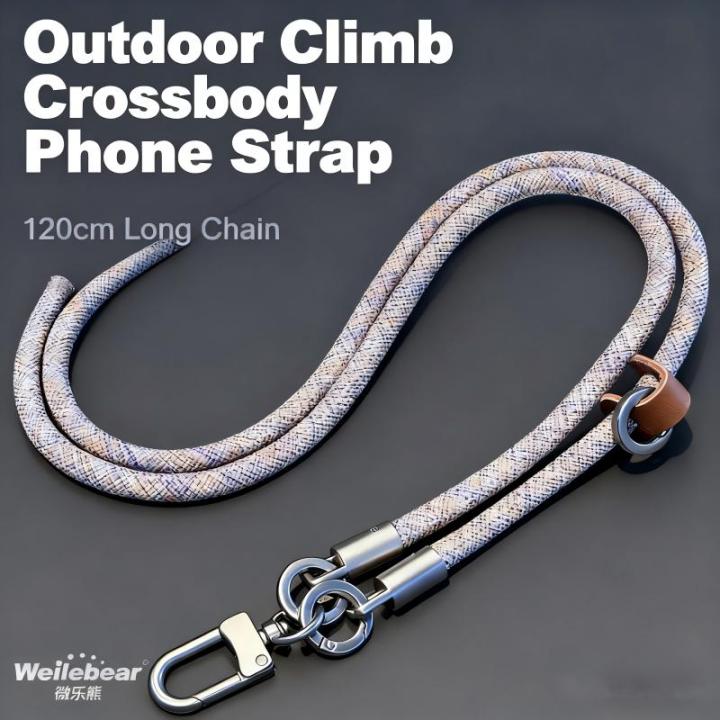 Outdoor Climbe Thick Crossbody Phone Strap Japanese Stype Anti-theft ...