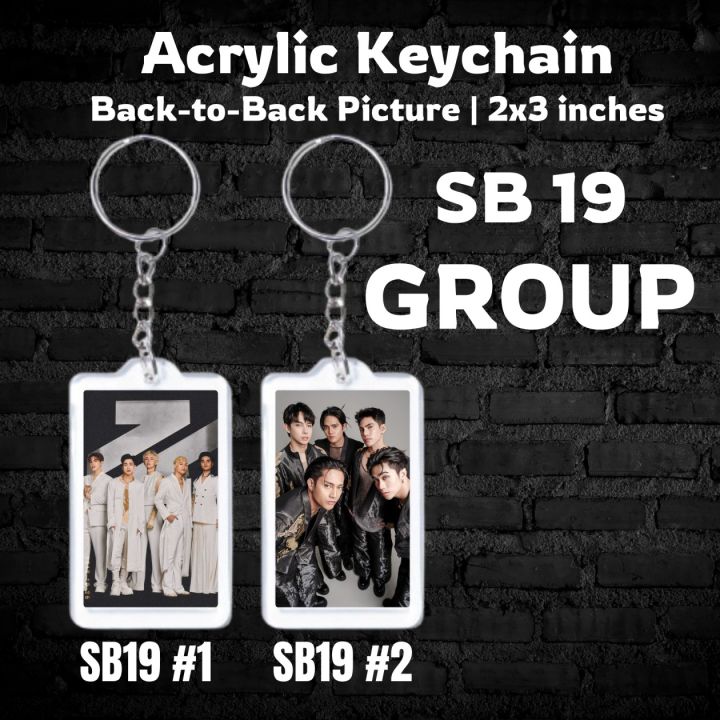 SB19 Acrylic Keychain 2x3 inches backtoback | Lazada PH