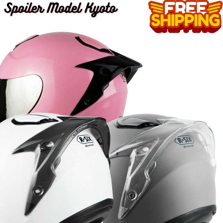 R-six Spoiler Helm Model Kyoto | Lazada Indonesia