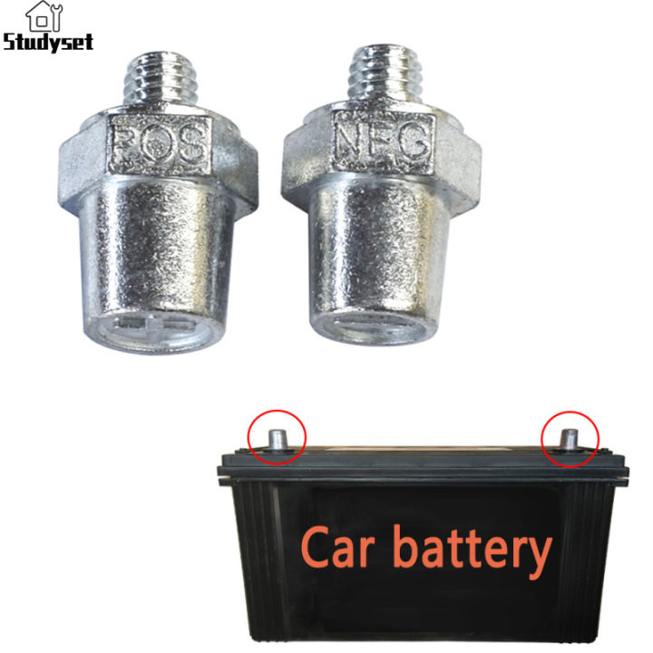 Studyset IN stock Car Battery Connection Terminal Positive Negative Car ...