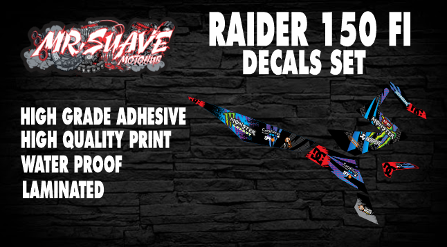 Raider 150 FI Decals Set (Monster) | Lazada PH
